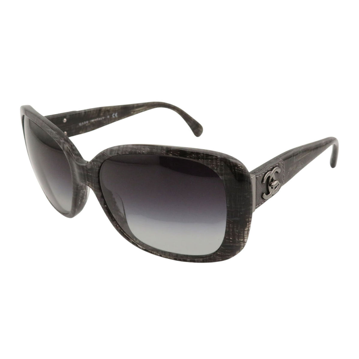 CHANEL COCO CC Logo Eyewear Silver Color Metal Coco Mark Turn Lock Mot ...